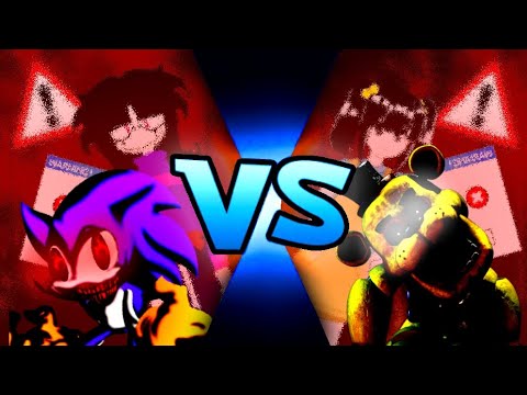 Needlemouse vs Golden Freddy (ShutupJojo vs Scott Cawthon/Analog Horror ...