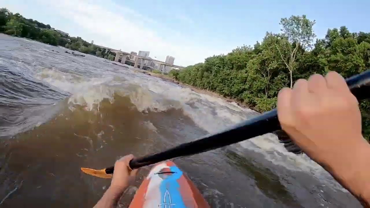 Richmond VA James River Kayaking - YouTube