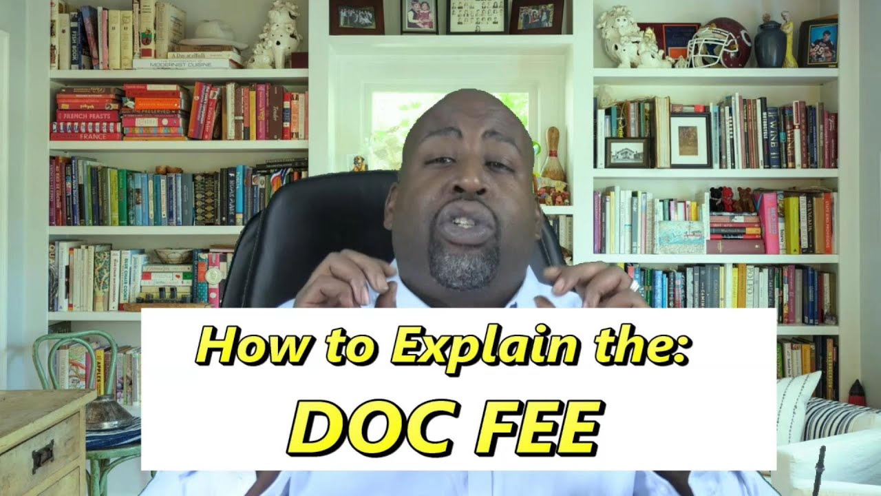 Car Sales Training 101: How to Explain the DOC FEE - YouTube