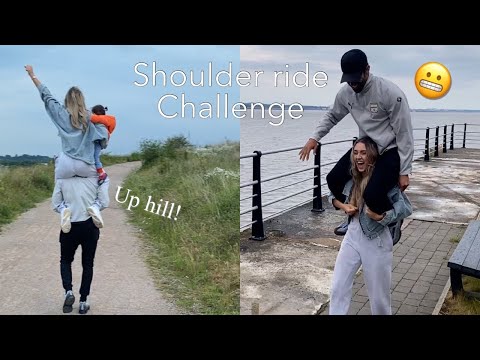 THE SHOULDER RIDE CHALLENGE  LIFT AND CARRY!  || HILARIOUS COUPLES COMPETITION