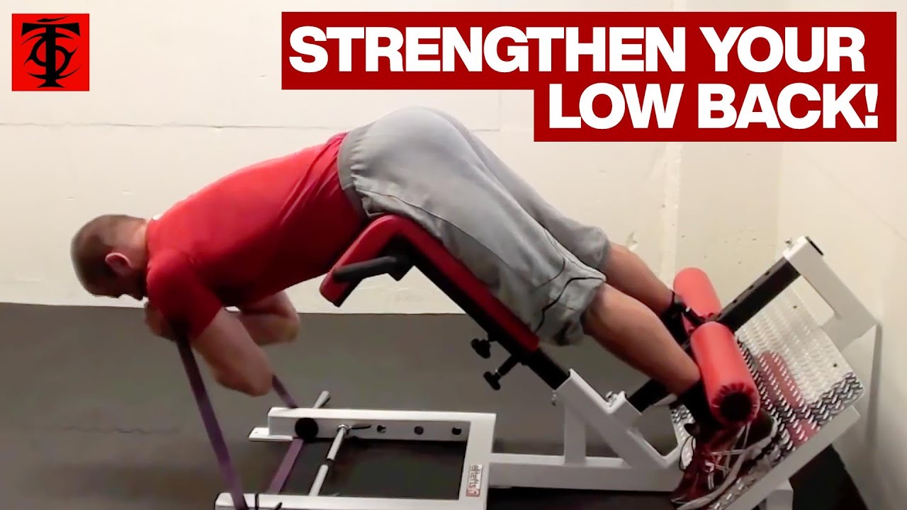 Back Raise with Band - YouTube