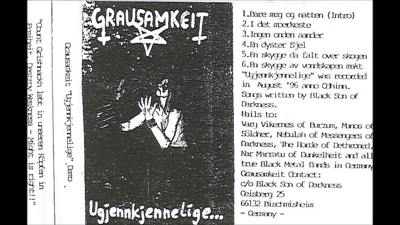 Grausamkeit - Ugjennkjennelige... (full demo) - YouTube