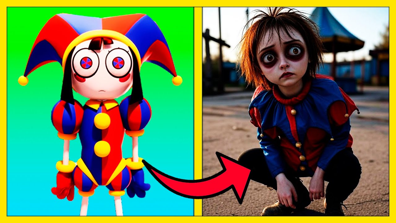 What The Amazing Digital Circus Characters Would Look Like as Humans ...
