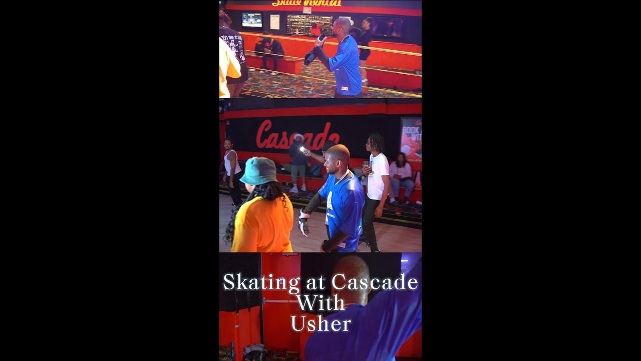 @Usher skating at Cascade in Atlanta | #atlanta - YouTube