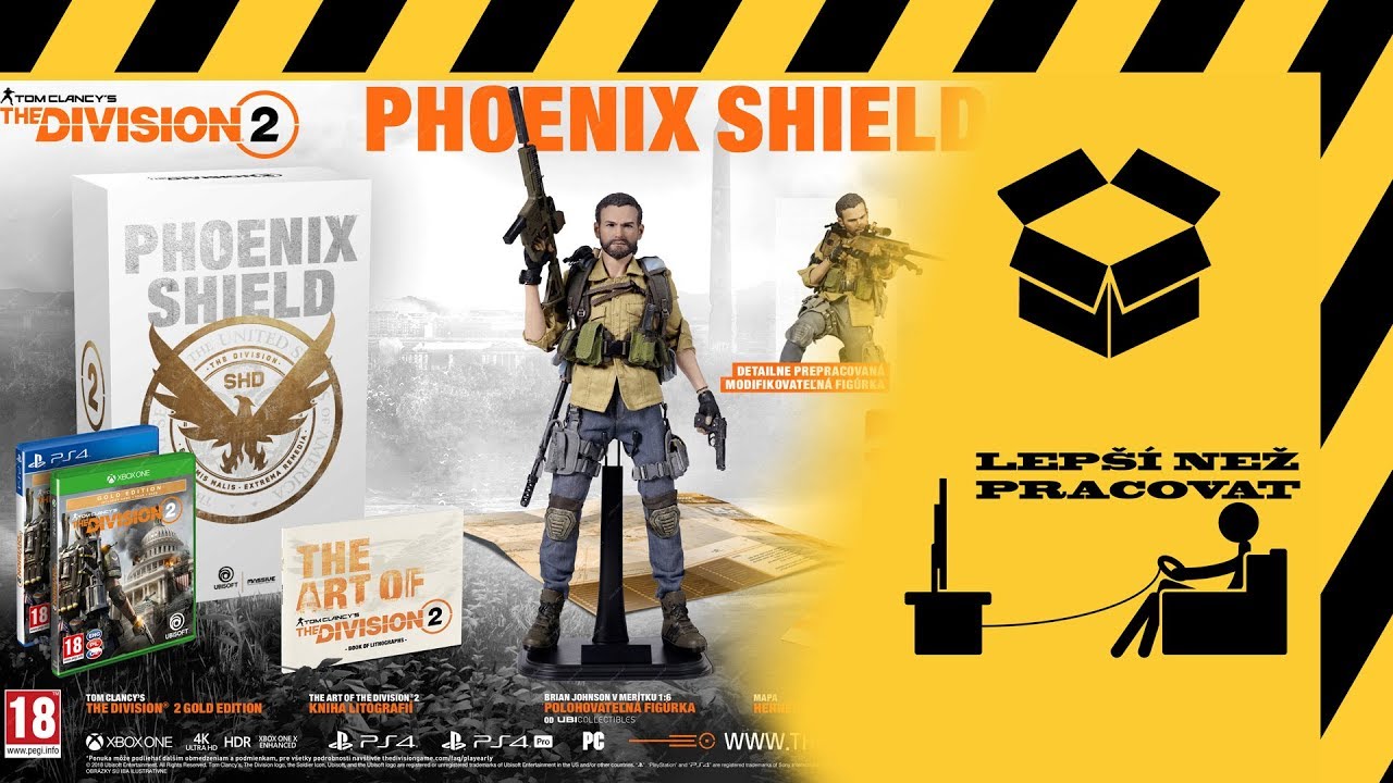 Český unboxing - The Division 2 Phoenix Shield edition - YouTube