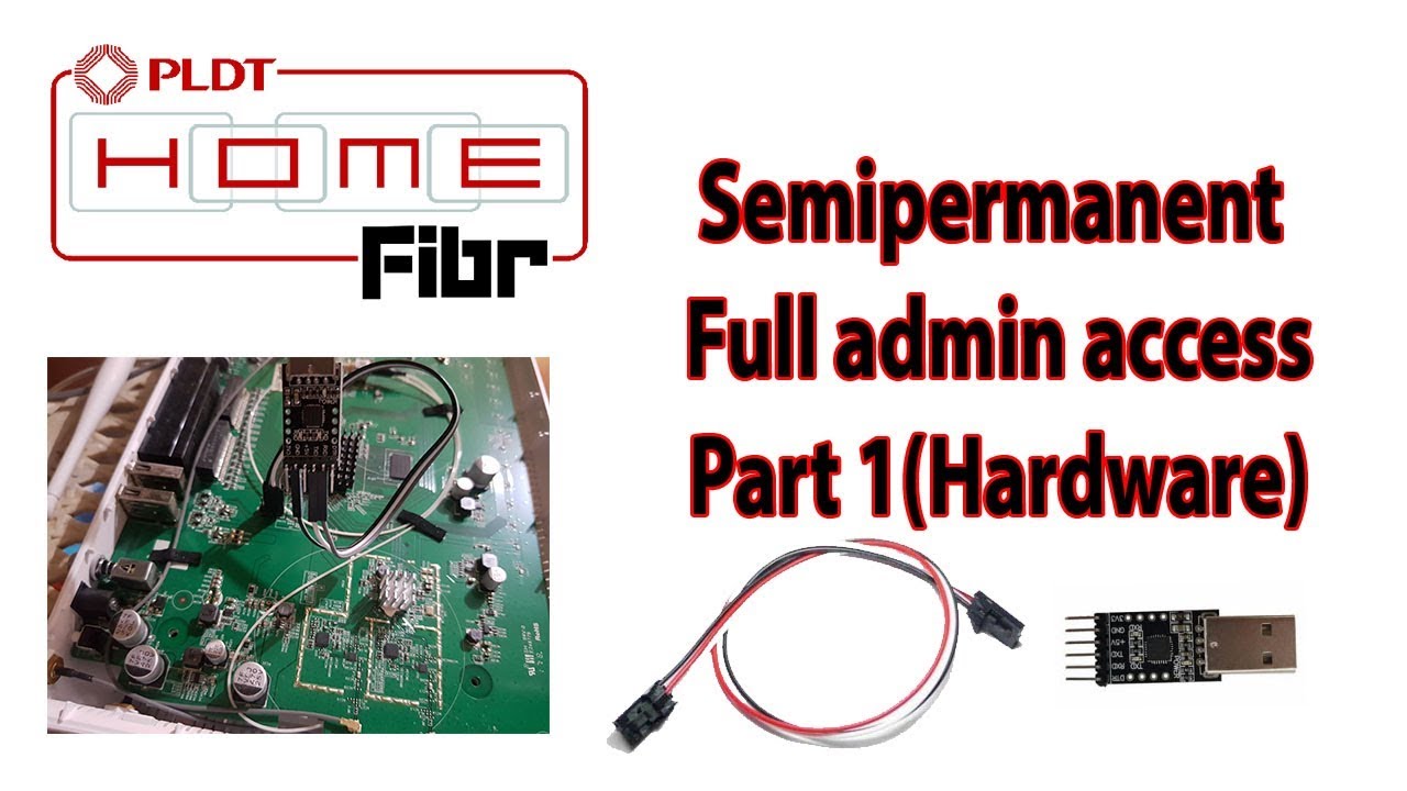 PLDT fibr full admin access Part 1 Hardware - ver. 2627 - YouTube