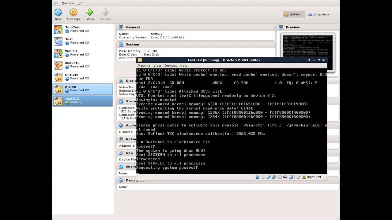 Memory assigned in Virtual Box influences the Linux Kernel - YouTube