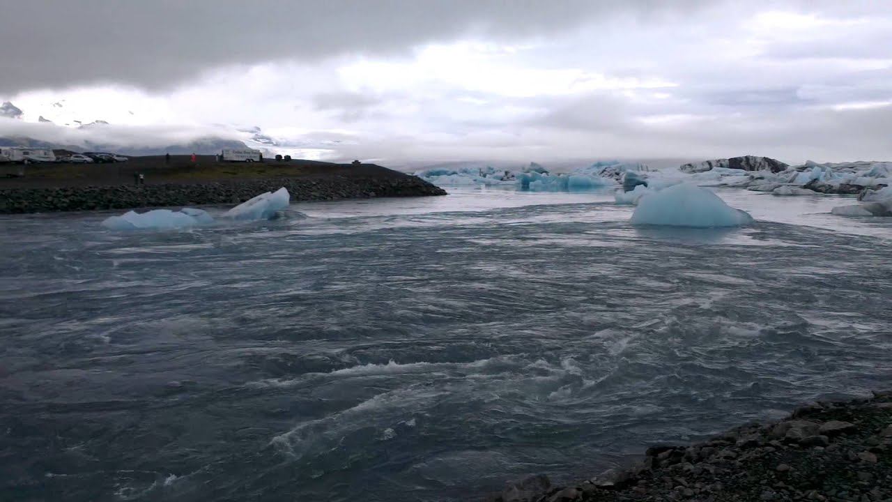 Island Gletscher lagune - YouTube