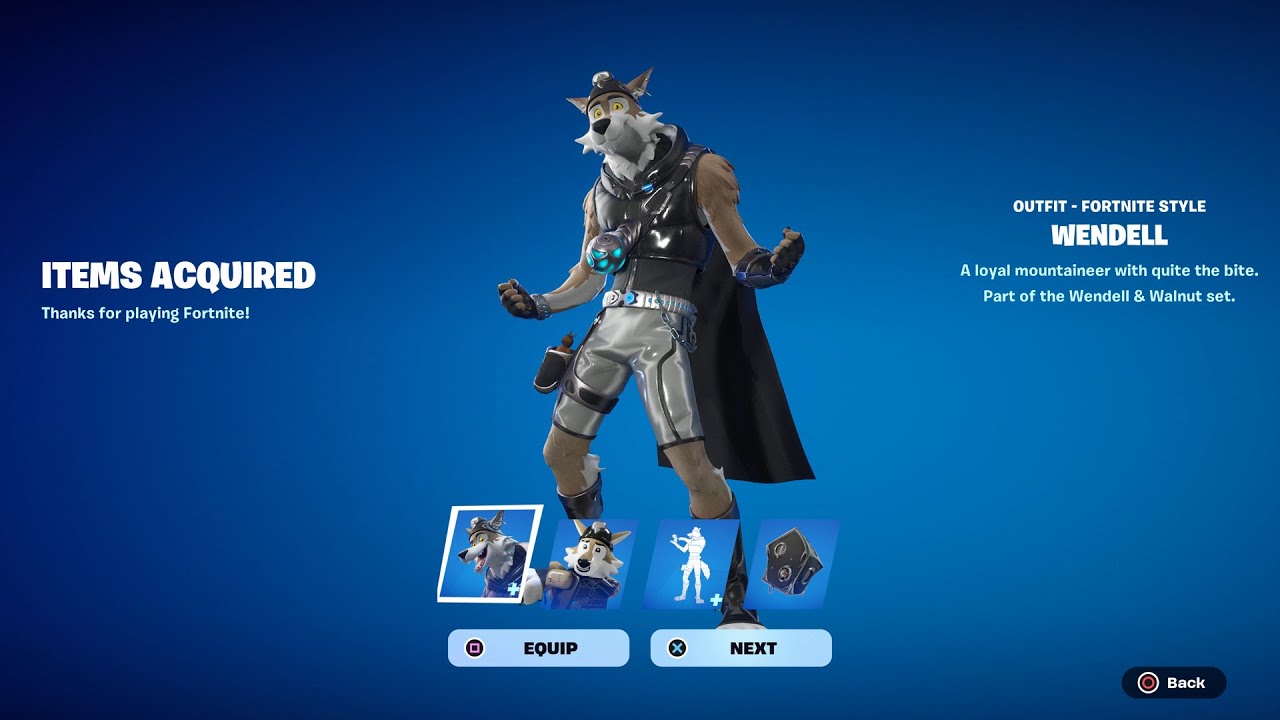 How To Get Wendell Skin & Squirrelly Emote NOW FREE In Fortnite ...