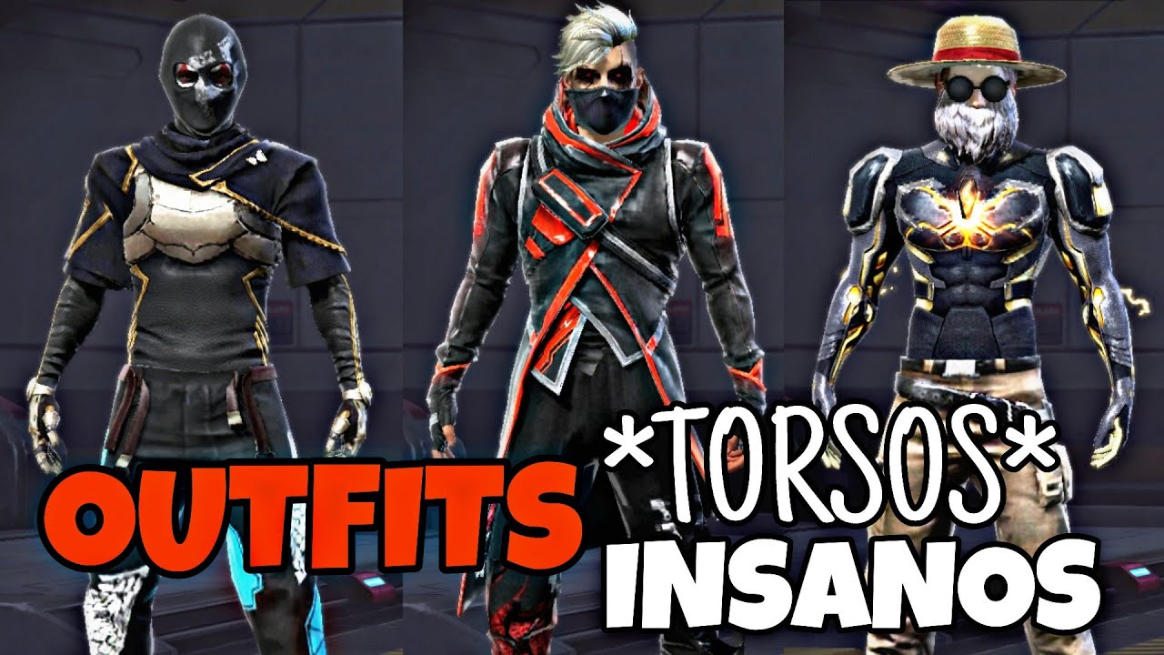 ¡COMBINACIONES DE ROPA INSANAS PARA TORSOS - FREE FIRE 🔥 - YouTube