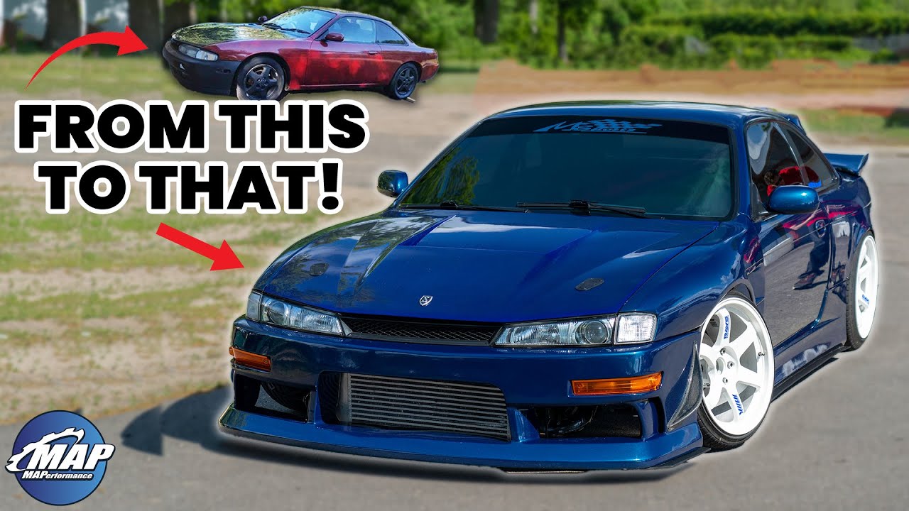 INSANE Nissan 240sx S14 Drift/Show Car Transformation - YouTube