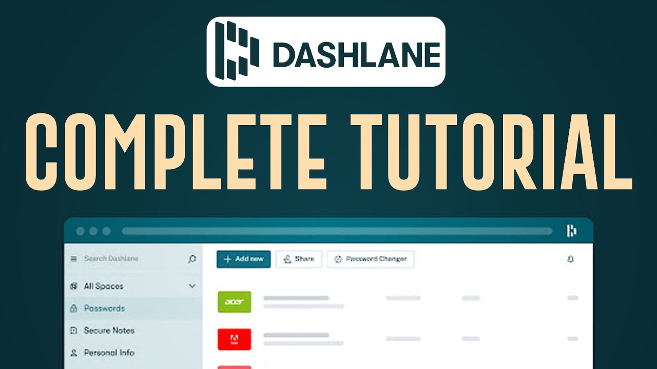 How To Use Dashlane | Simple Tutorial (2025) - YouTube