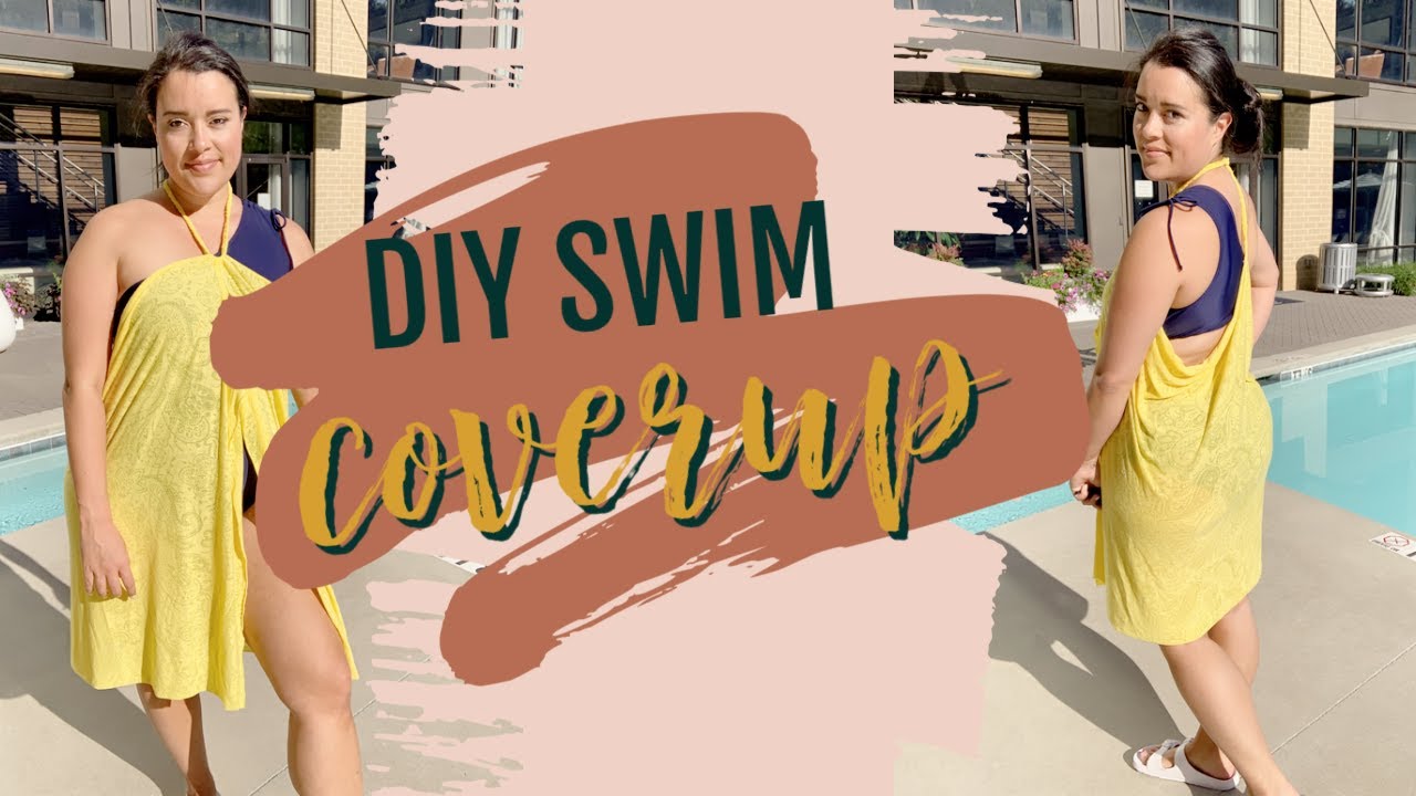 DIY Pool Coverup Tutorial (Minimal Sewing) - YouTube