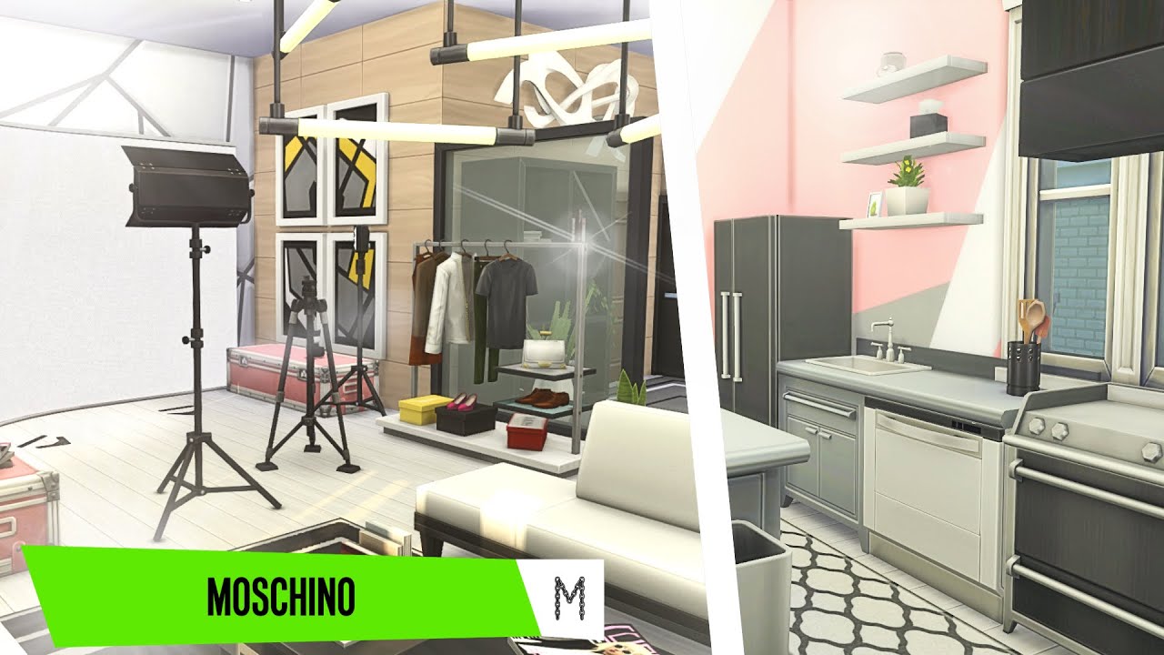USING EVERY MOSCHINO STUFF PACK ITEM IN ONE BUILD ~ Photography Home ...