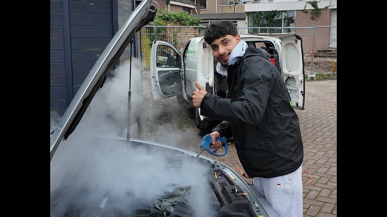 Dag in het leven van een auto schoonmaker op locatie - YouTube