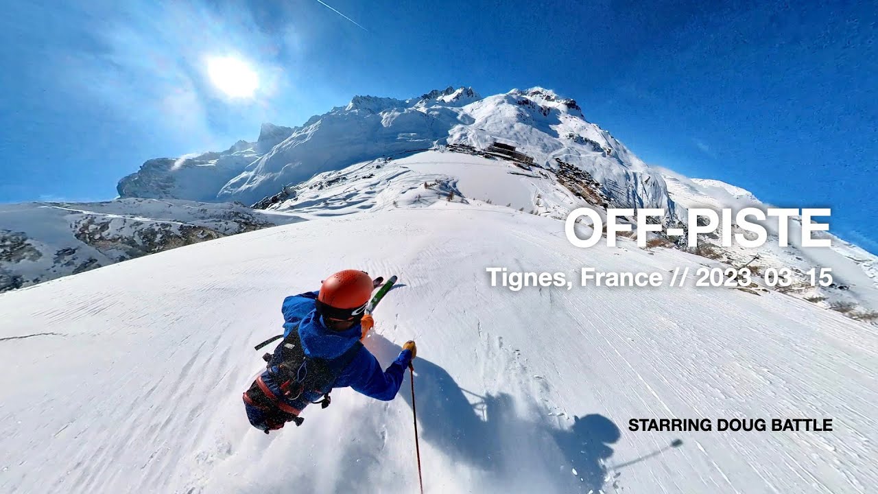 Off-Piste in Tignes (4K) - YouTube