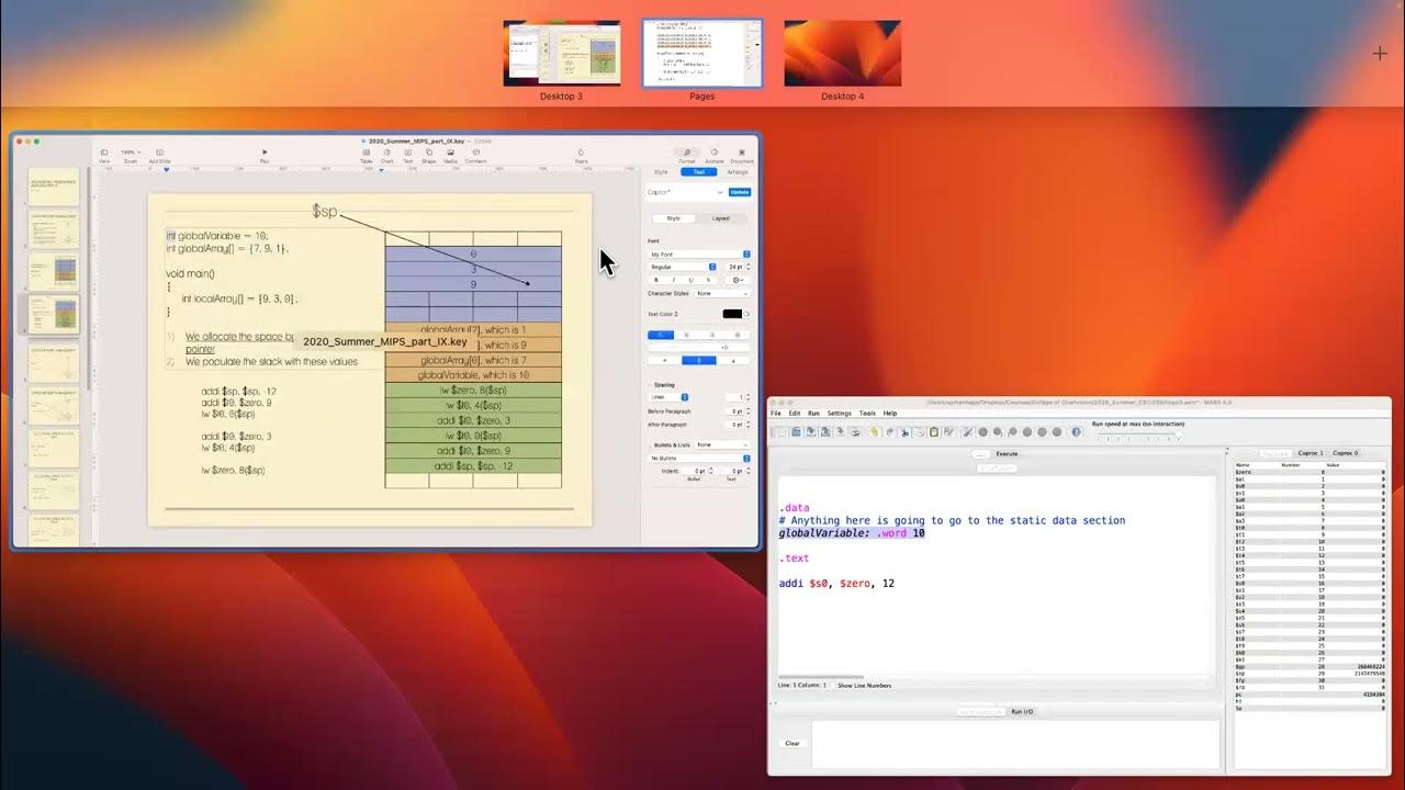 Intro to MIPS: Declaring Global Variables and Arrays - YouTube