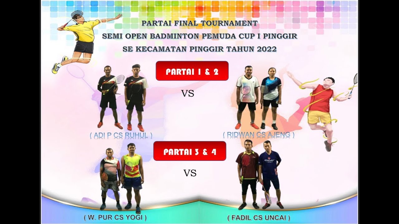 FINAL JUARA III W.PUR/YOGI VS FADIL/UCAI PEMUDA CUP I PINGGIR - YouTube