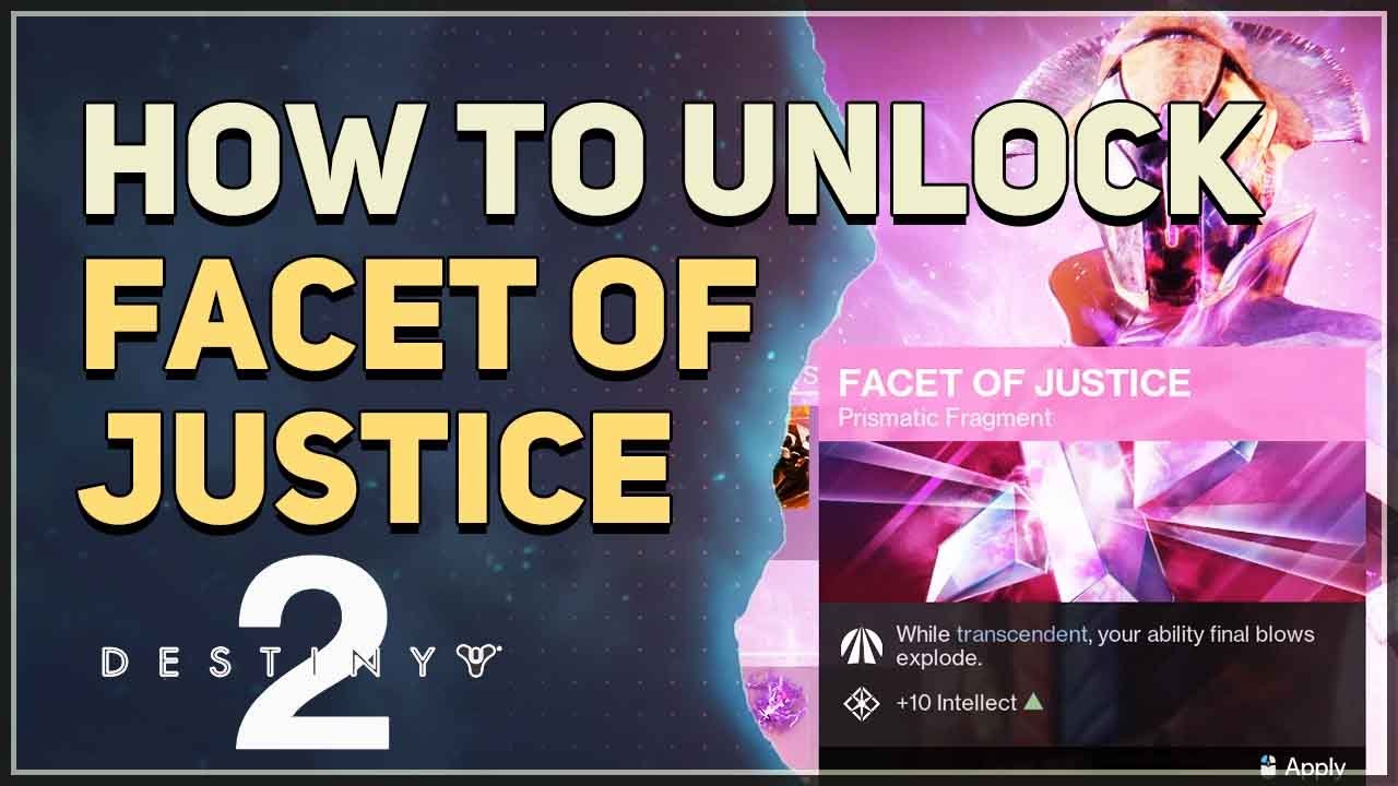 How to unlock Facet of Justice Destiny 2 - YouTube