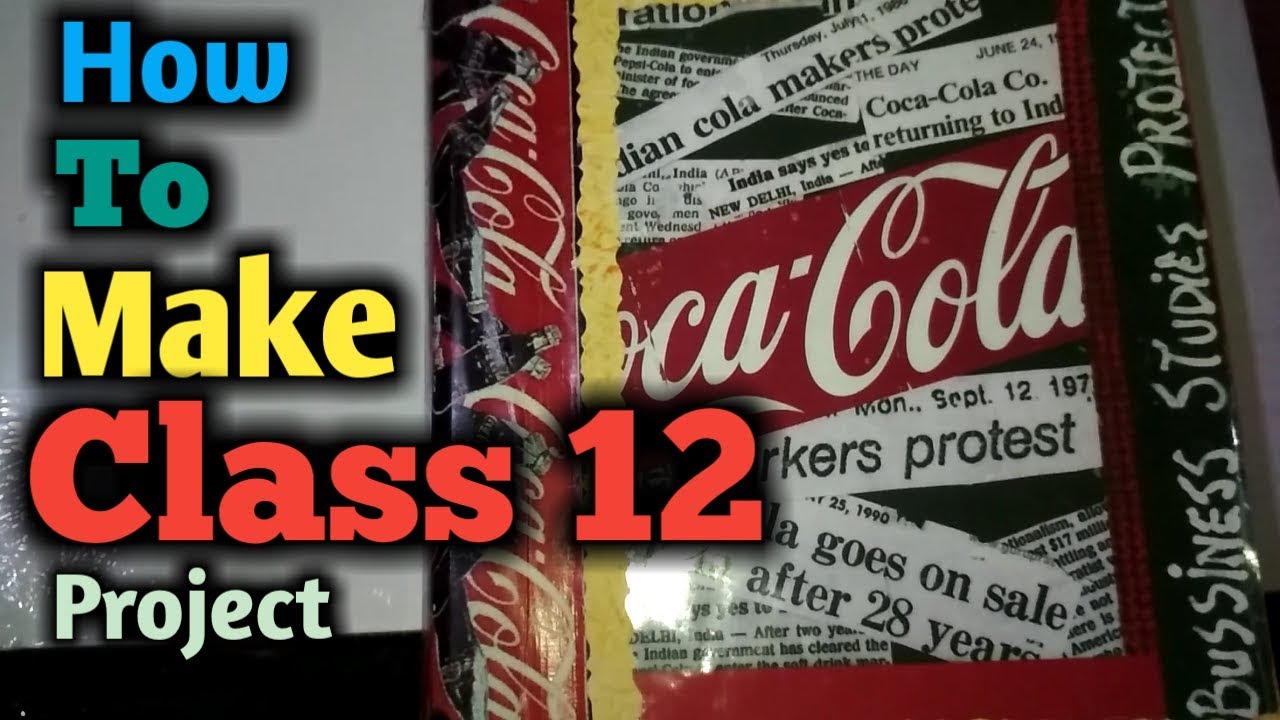 CLASS 12|| BUSINESS STUDIES|| MARKETING PROJECT - YouTube