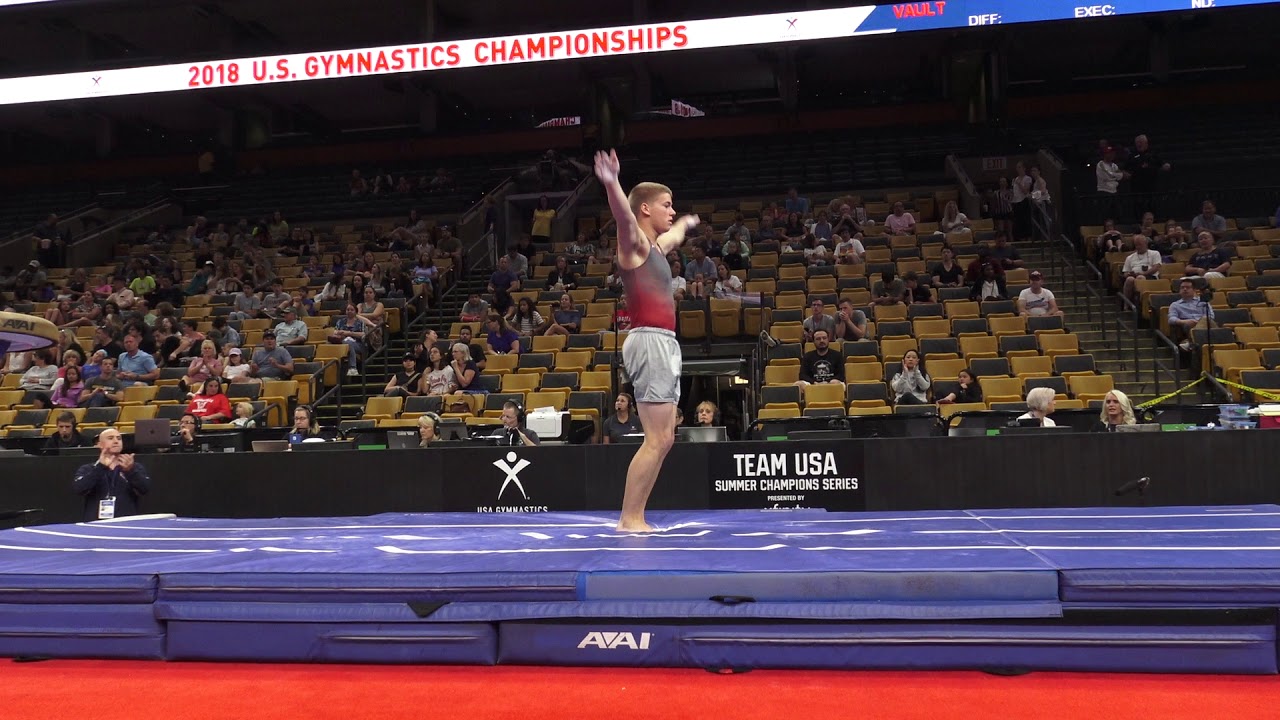 Blake Wilson - Vault – 2018 U.S. Gymnastics Championships – Junior Men ...