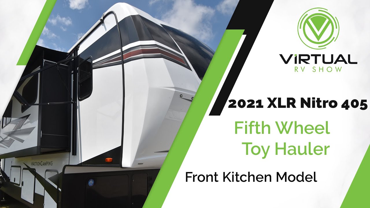 2021 XLR Nitro 405 Fifth Wheel Toy Hauler Walk-Through - YouTube
