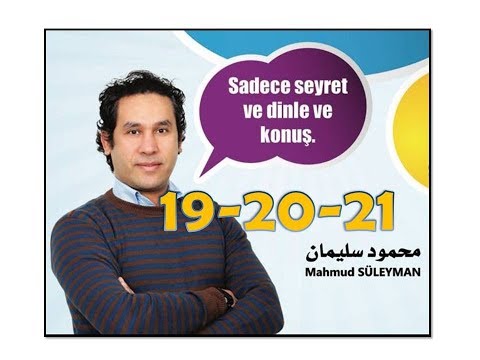 ARAPÇA KONUŞMA KALIPLARI - 19, 20, 21. Kalıplar