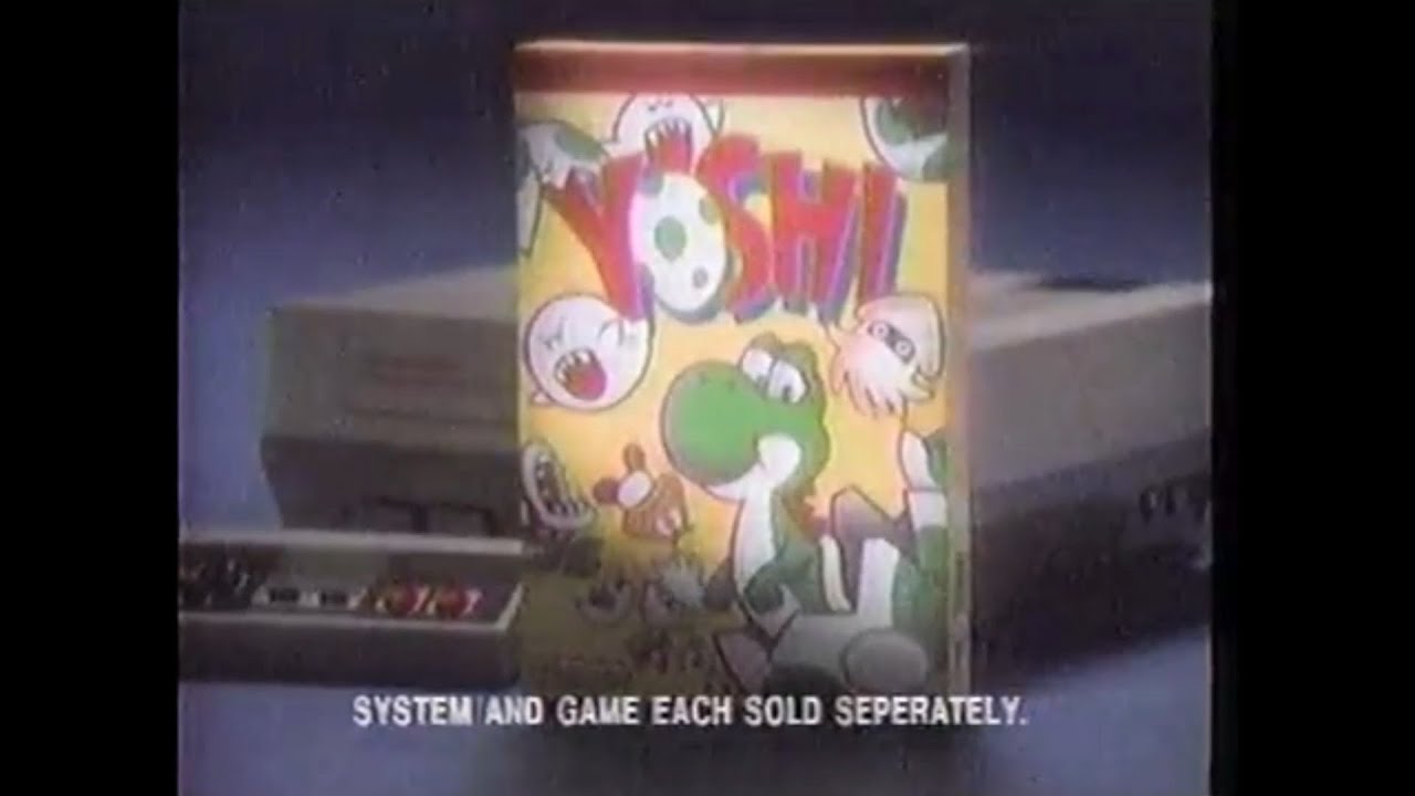 1991 Yoshi NES and GB Commercial - YouTube