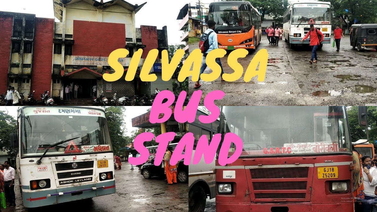 Silvassa bus stand | Walk around | Dadra & nagar haveli - YouTube