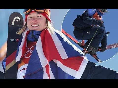 Izzy Atkin claims Team GB's first ever skiing medal - YouTube