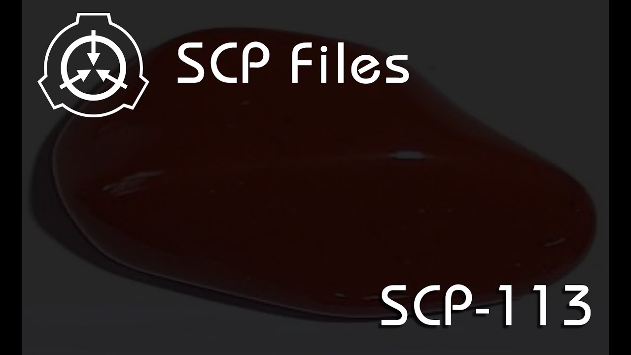 SCP Files - SCP-113 - YouTube