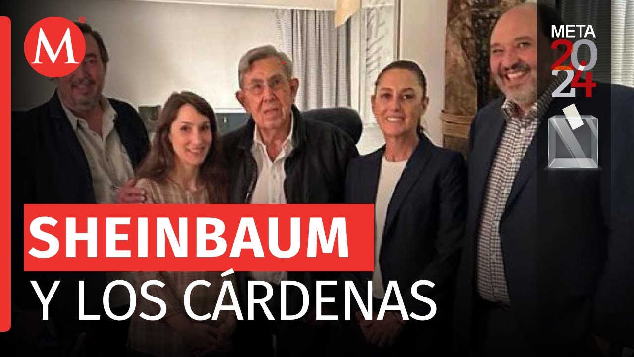 Claudia Sheinbaum se reúne con Cuauhtémoc Cárdenas y su familia - YouTube