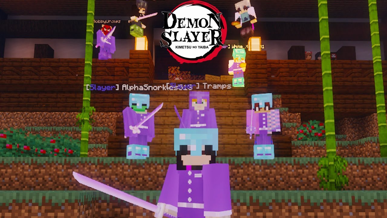 I Led the Demon Slayer Corpse in the NEW Minecraft Demon Slayer SMP ...