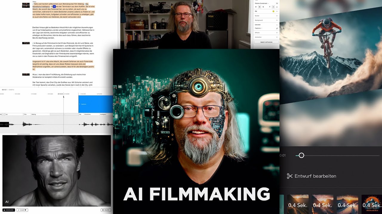 AI Filmmaking | Online Workshop | Trailer & Inhalt - YouTube