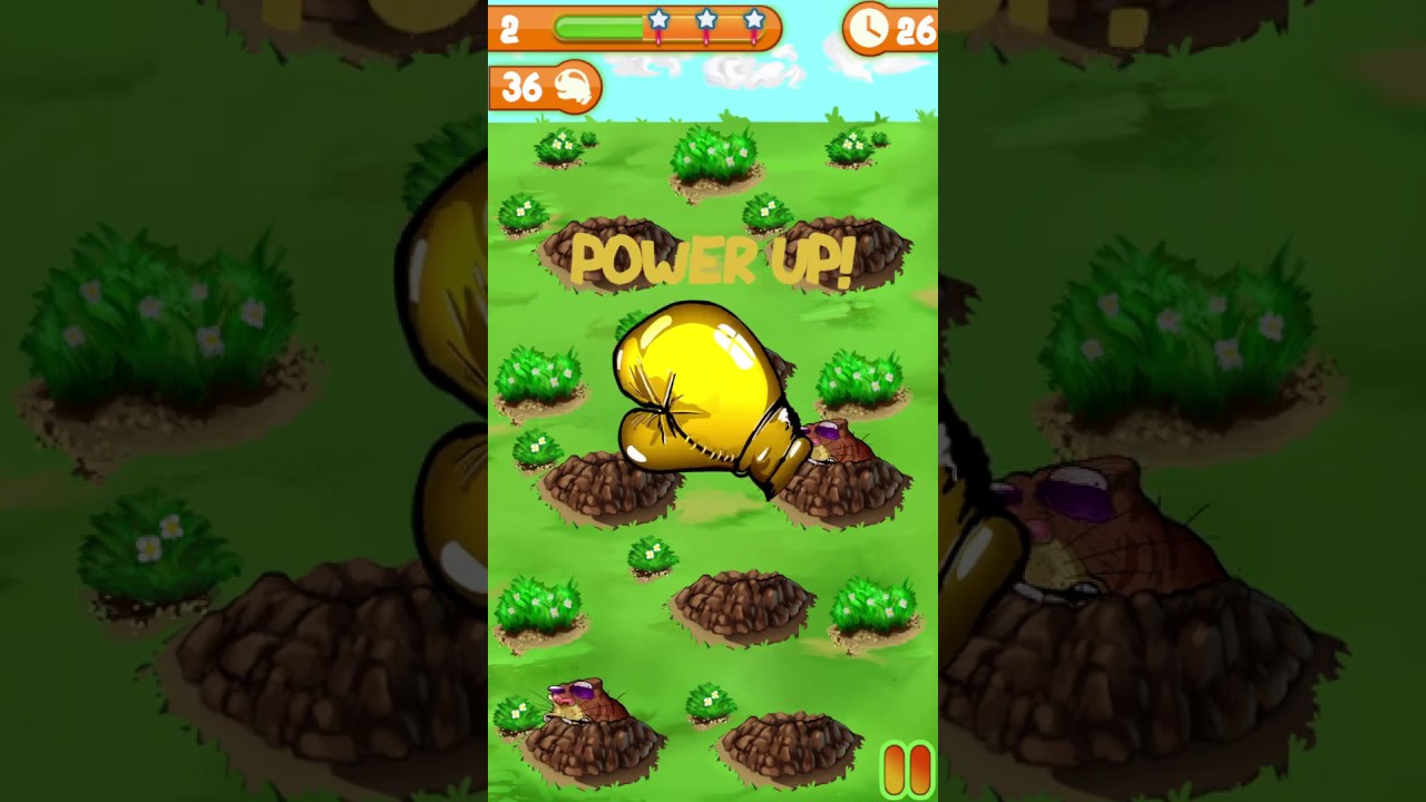 Punch a mole! Whack a mole - Arcade Game - YouTube