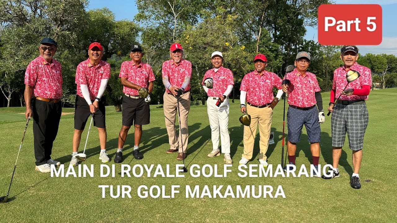 Aksi Peserta Tur Golf Makamura di Royale Golf Semarang | Catatan Bang ...