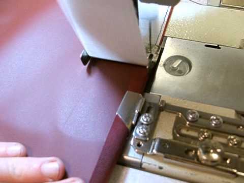Velcro attaching machine - YouTube