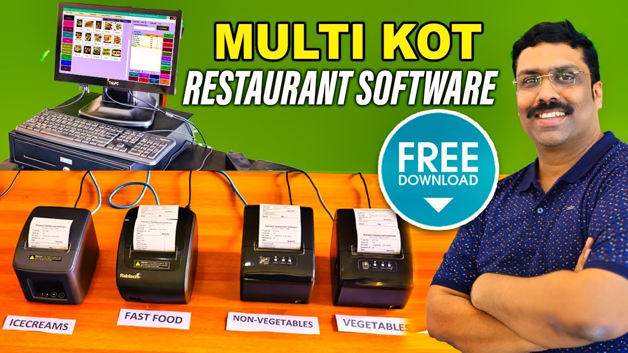 MULTI KOT RESTAURANT BILLING SOFTWARE FREE DOWNLOAD 2023 - YouTube