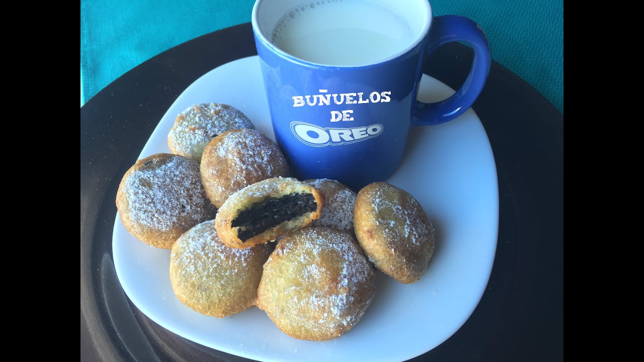 Buñuelos de Oreo Deep fried Oreo Oreo fritas - YouTube