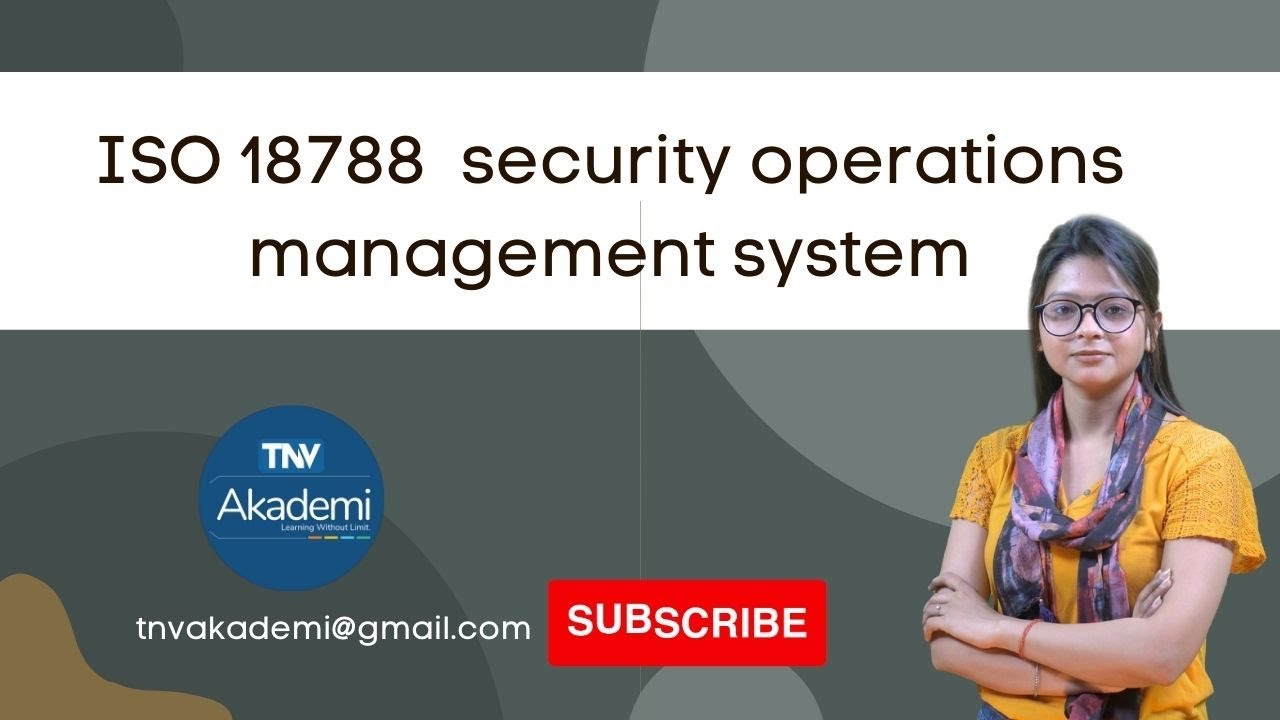 ISO 18788-Management system for private security operations - YouTube