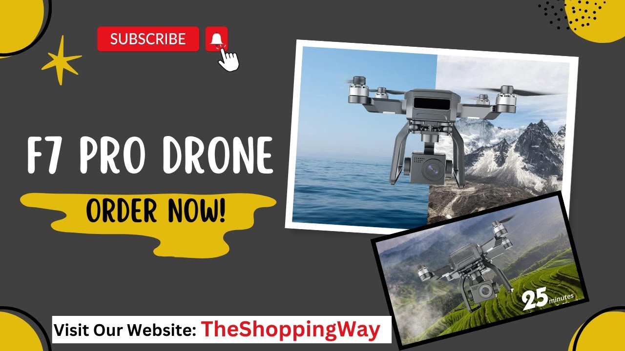 F7 Pro Drone: The Ultimate 4K GPS Drone for Aerial Photography ...
