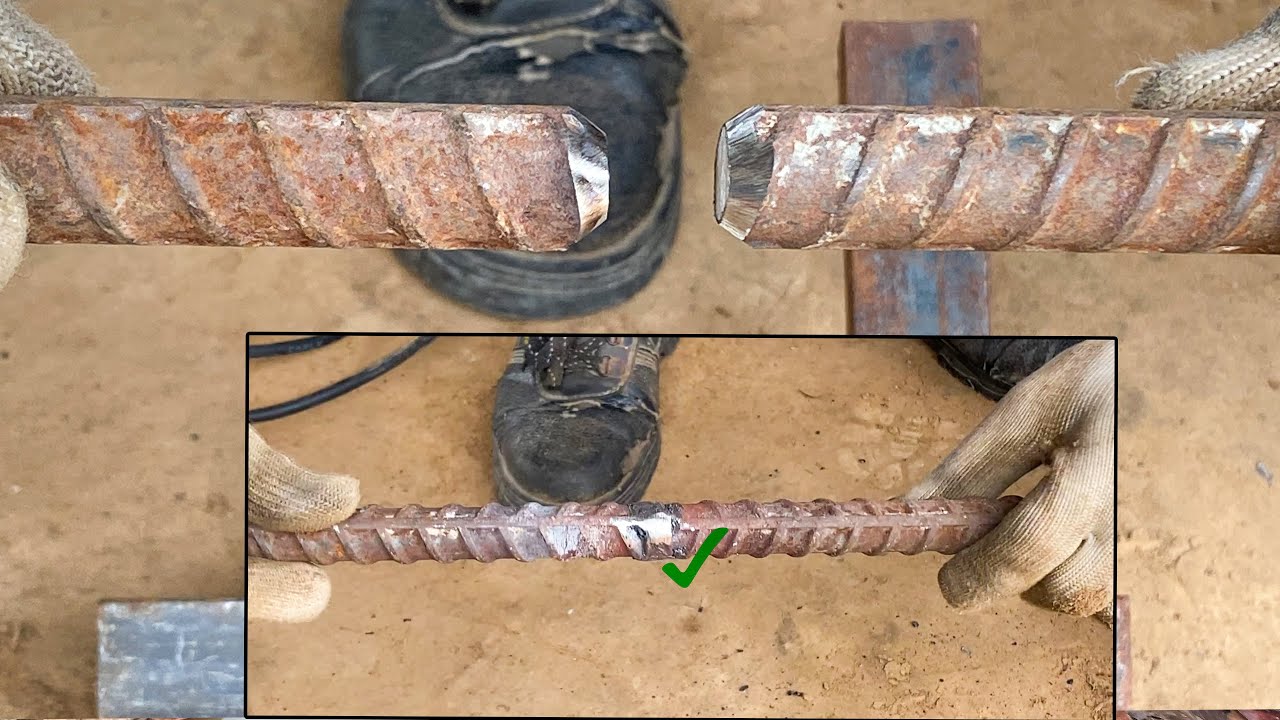 Few people know this trick Welding Secrets, Steel bar, two powerful ...