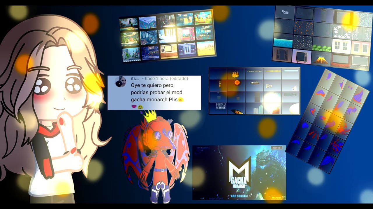 Probando "Gacha Monarch" el mob inspirado en Godzilla king of the ...