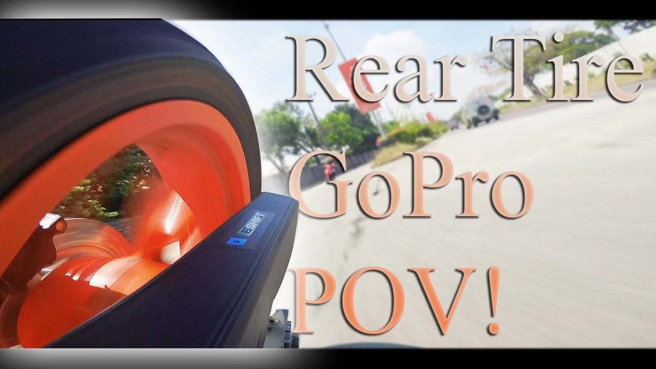 GoPro Rear Motorcycle Tire - KTM Duke 200 - CST CM602 Motorcycle Tire ...