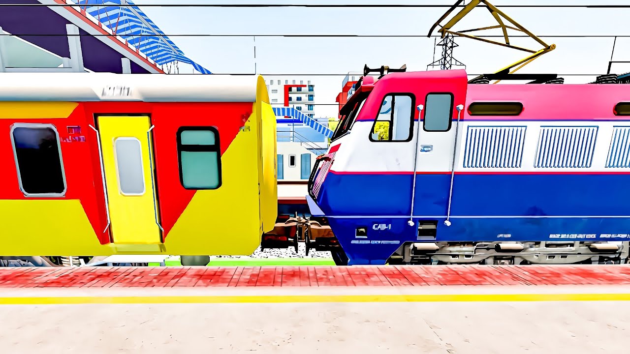 WAG7 DE-COUPLE DOUBLE DECKER EXPRESS | BUMPY RAILROAD | Train Simulator | Railworks | STG GAMING ...