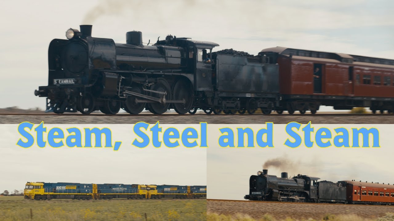 Trains of Southwest Victoria: Steam, Steel and Steam - YouTube