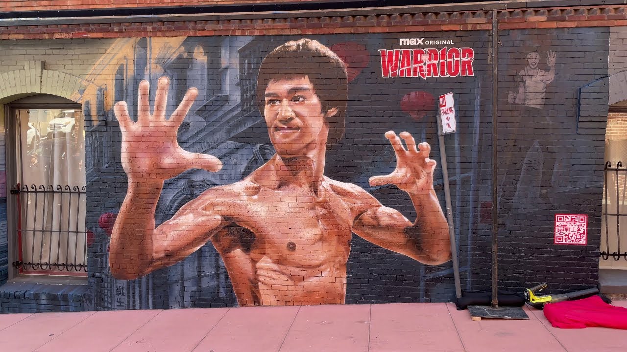 Bruce Lee Mural Unveiling 2023 SF Chinatown || Warrior Bruce Lee - YouTube