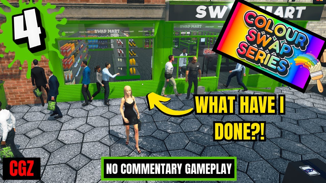 Customer Chaos in Green - Supermarket Simulator Colour Swap Series #4 ...
