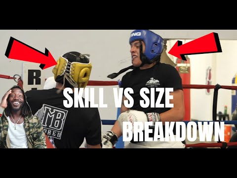 SIZE VS SKILL! Smaller Boxer Outclasses Bigger Opponents In Sparring ...