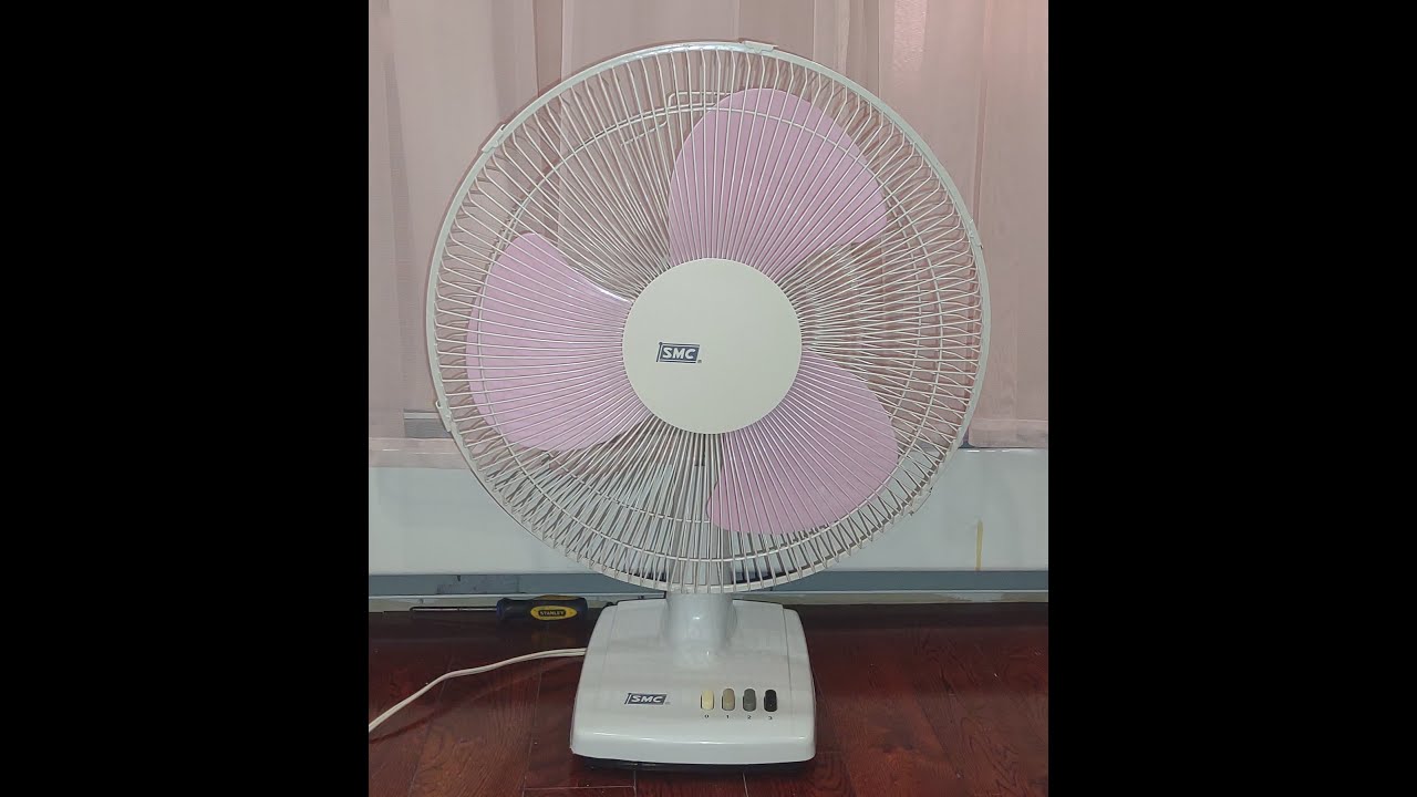 Customized 1998 SMC 16" table fan TH-16 - YouTube